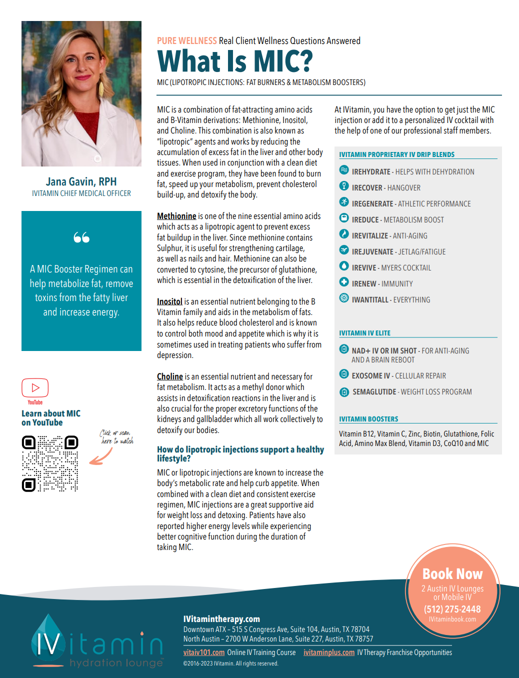 What Is MIC? Fat Burning & Metabolism Boost in Austin TX Now