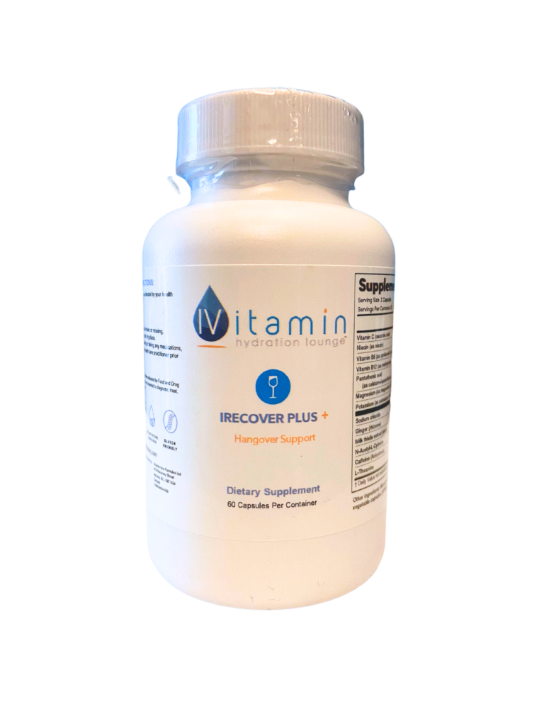 IRecover Plus+ Hangover Supplement | Best Vitamins for Hangover